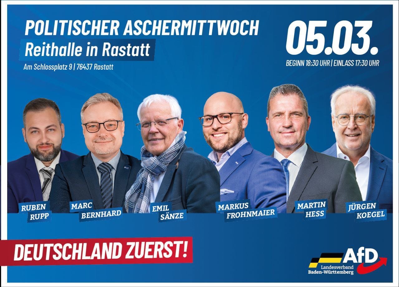 Aktuelles aus dem AfD Kreisverband Ludwigsburg